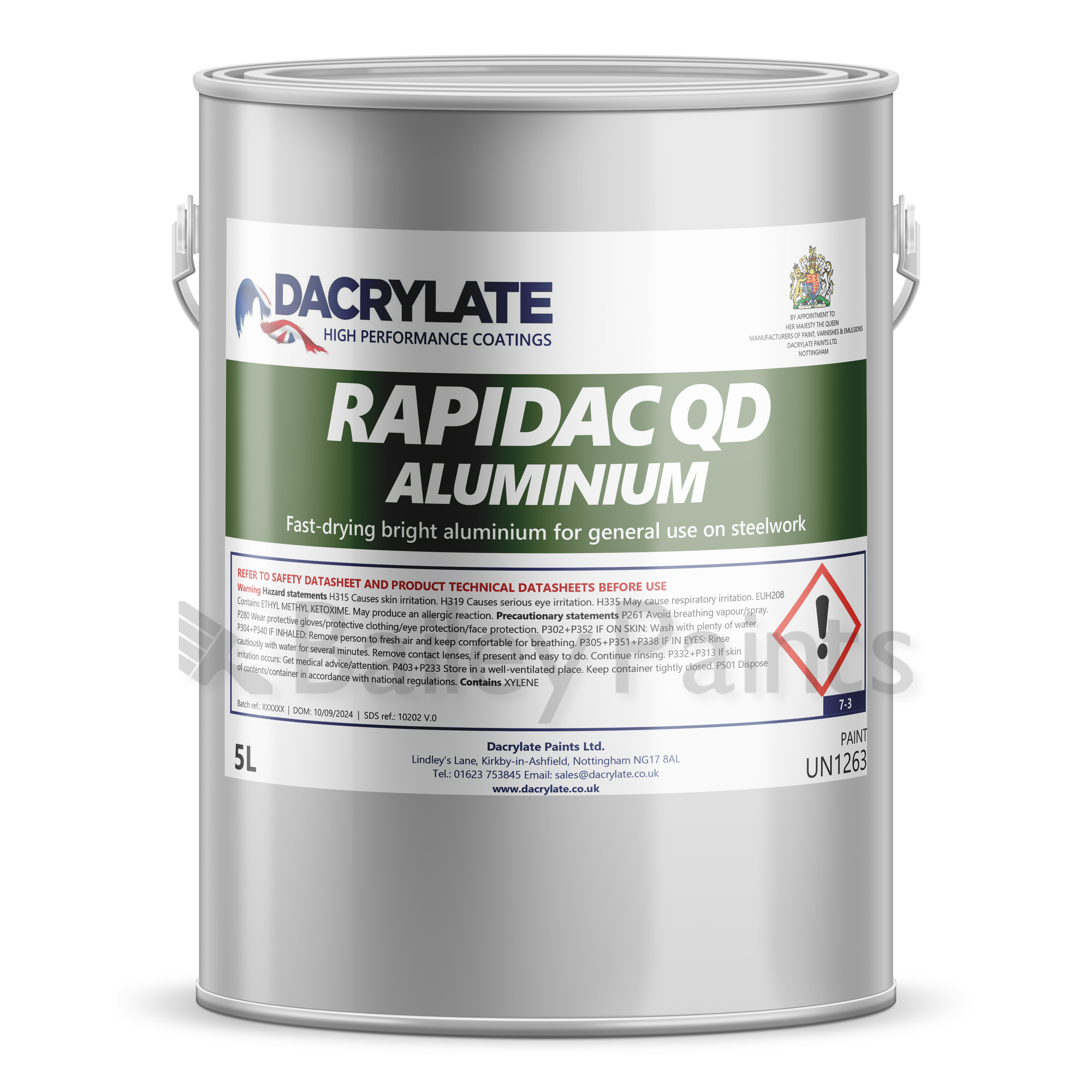 Dacrylate Rapidac QD Aluminium – Bailey Paints